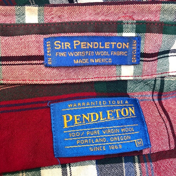 Pendleton | Shirts | Sir Pendleton Wool Plaid Button Down Shirt Suze M | Poshmark